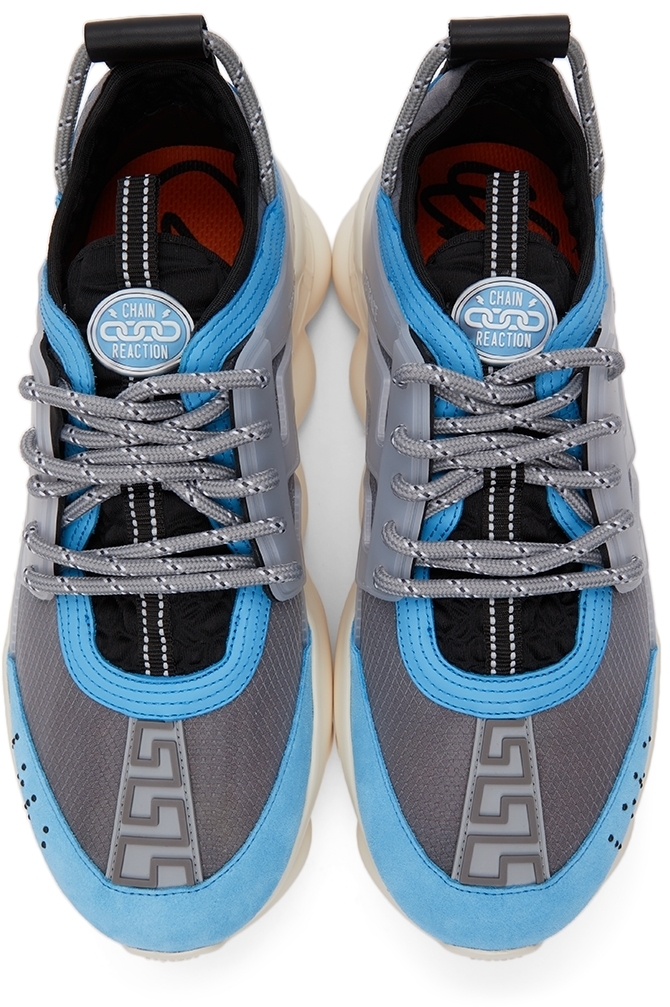 Versace Multicolor Chain Reaction Sneakers Versace
