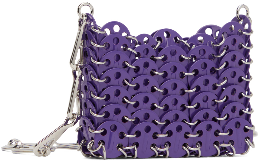 Paco Rabanne Purple Micro 1969 Bag Paco Rabanne