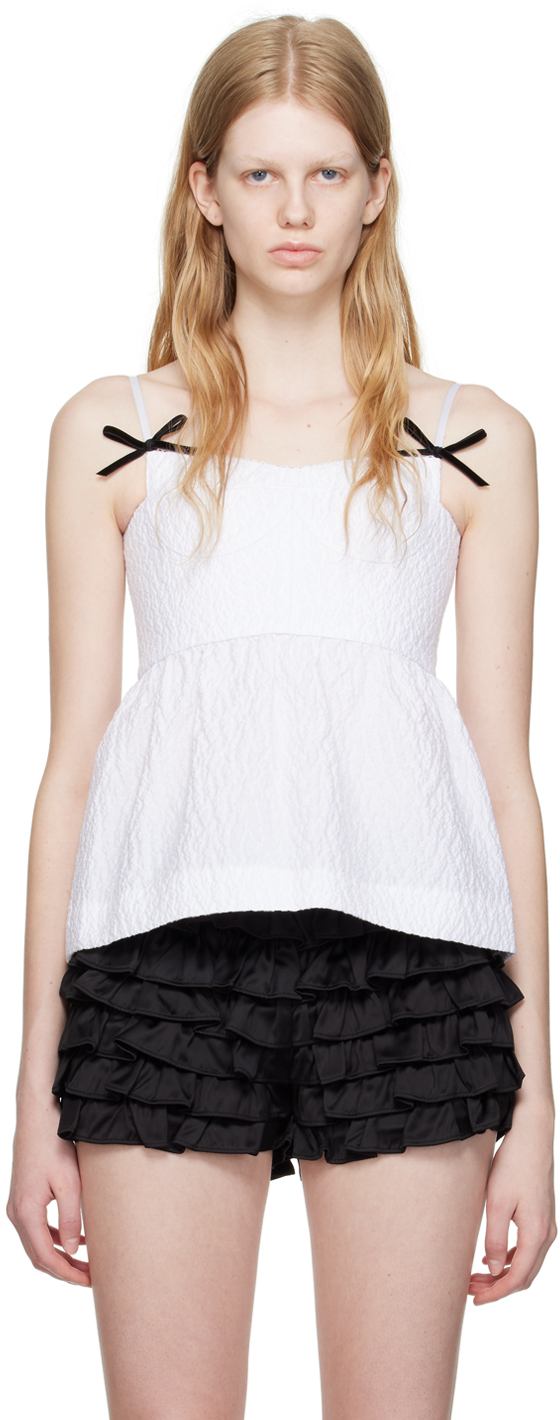 Shushu/Tong White Bow Camisole Shushu/Tong
