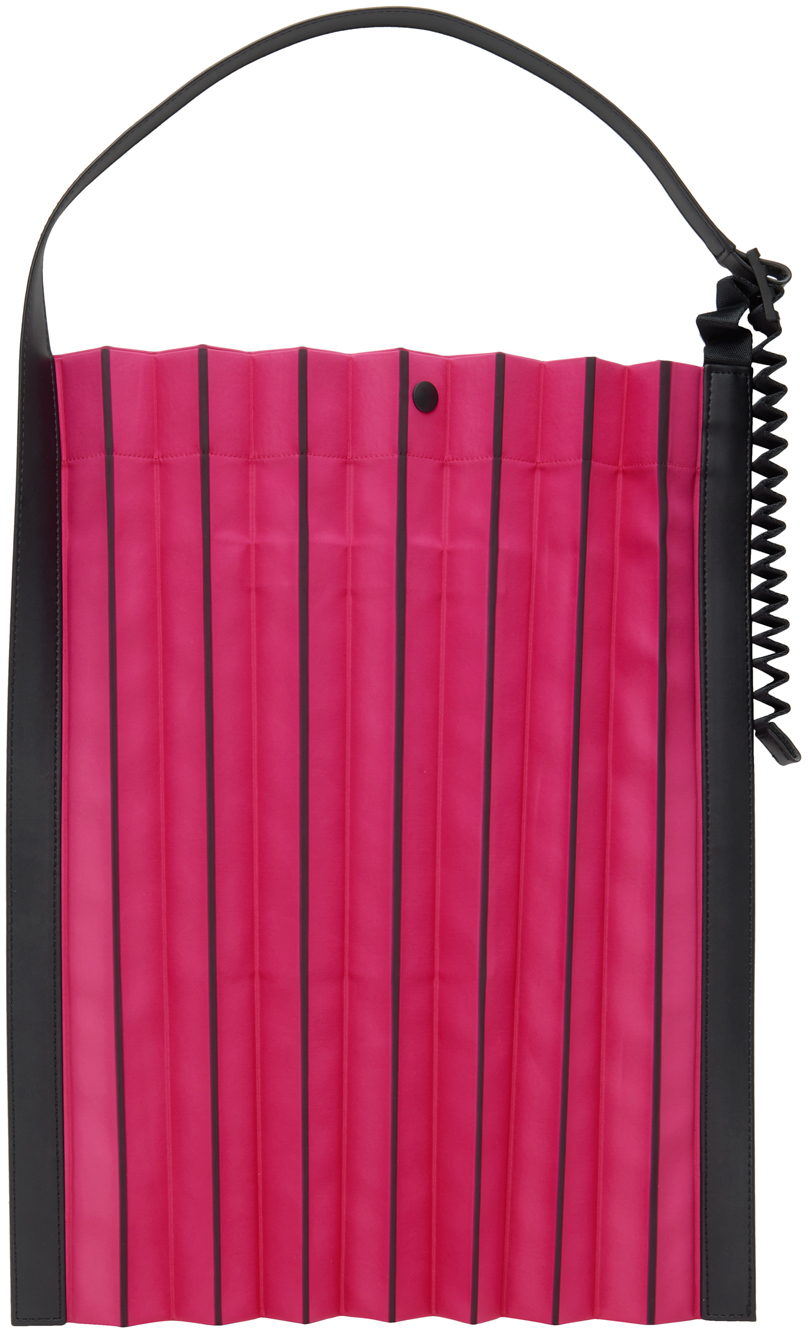 Pleats Please Issey Miyake Pink Accordion Pleats Bag Pleats Please ...