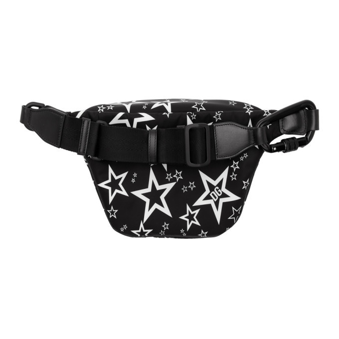 Dolce and Gabbana Black Millennial Star Fanny Pack Dolce & Gabbana