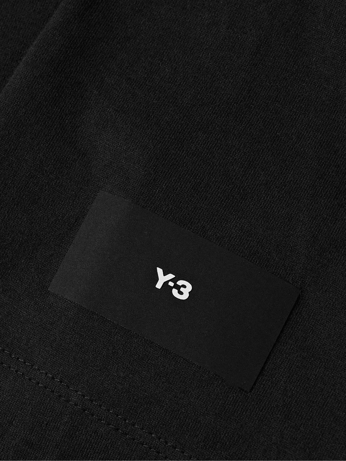Y-3 - Logo-Appliquéd Cotton-Jersey T-Shirt - Black Y-3