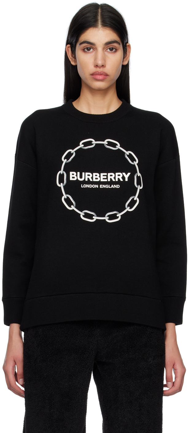 Burberry Black Chain Sweater Burberry