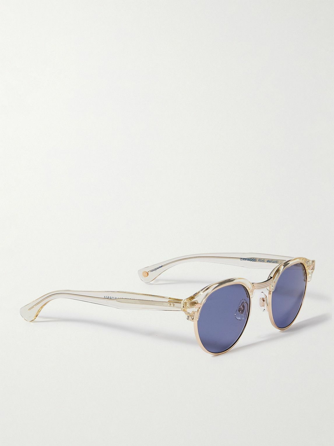 Garrett Leight California Optical - Oakwood Round-Frame Acetate and ...