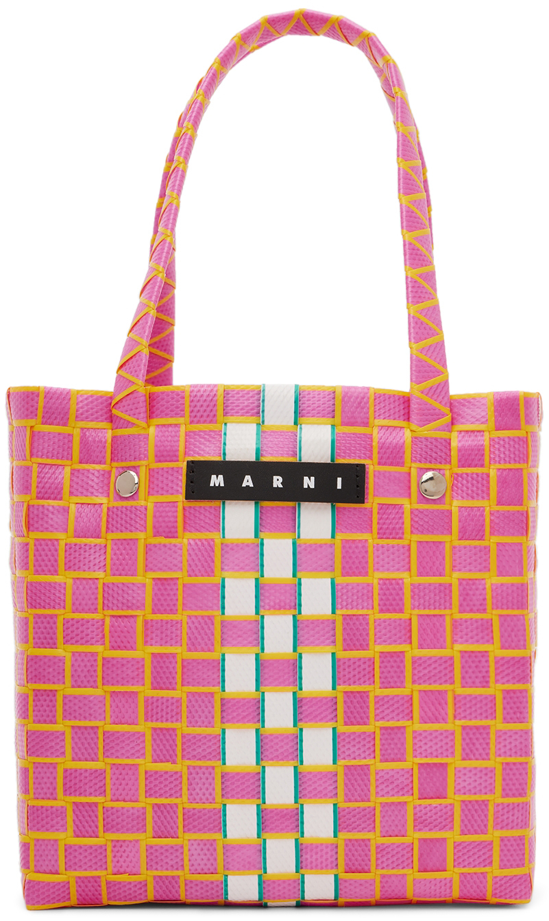 Marni Kids Multicolor Box Basket Tote Marni