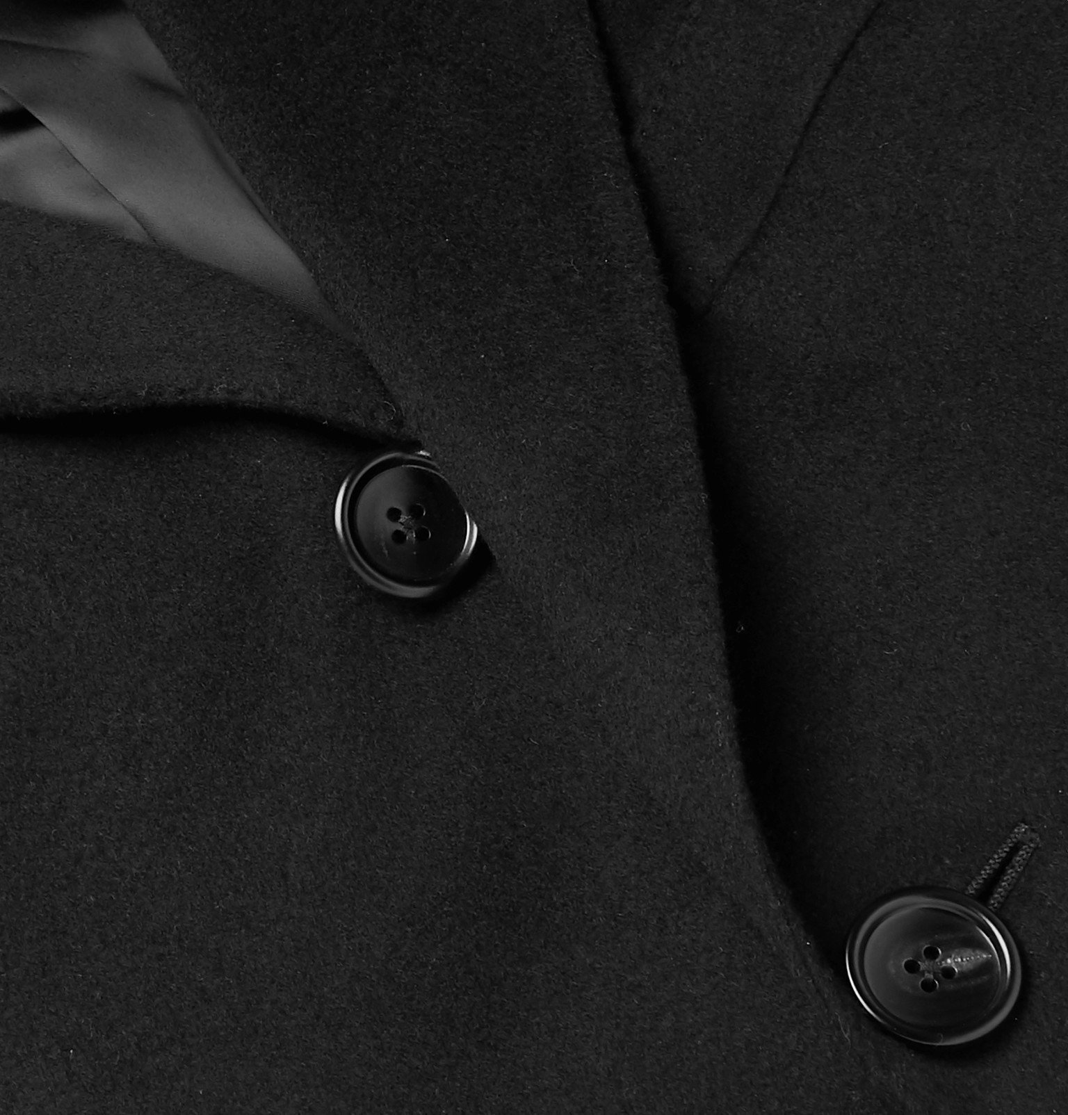 TOM FORD - Cashmere Overcoat - Black TOM FORD