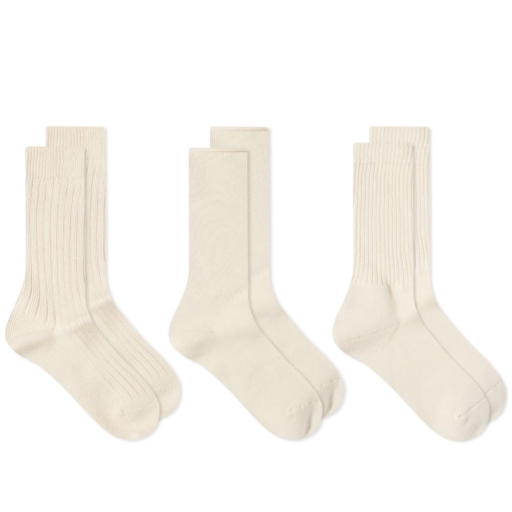 RoToTo Organic Three Pack Sock RoToTo