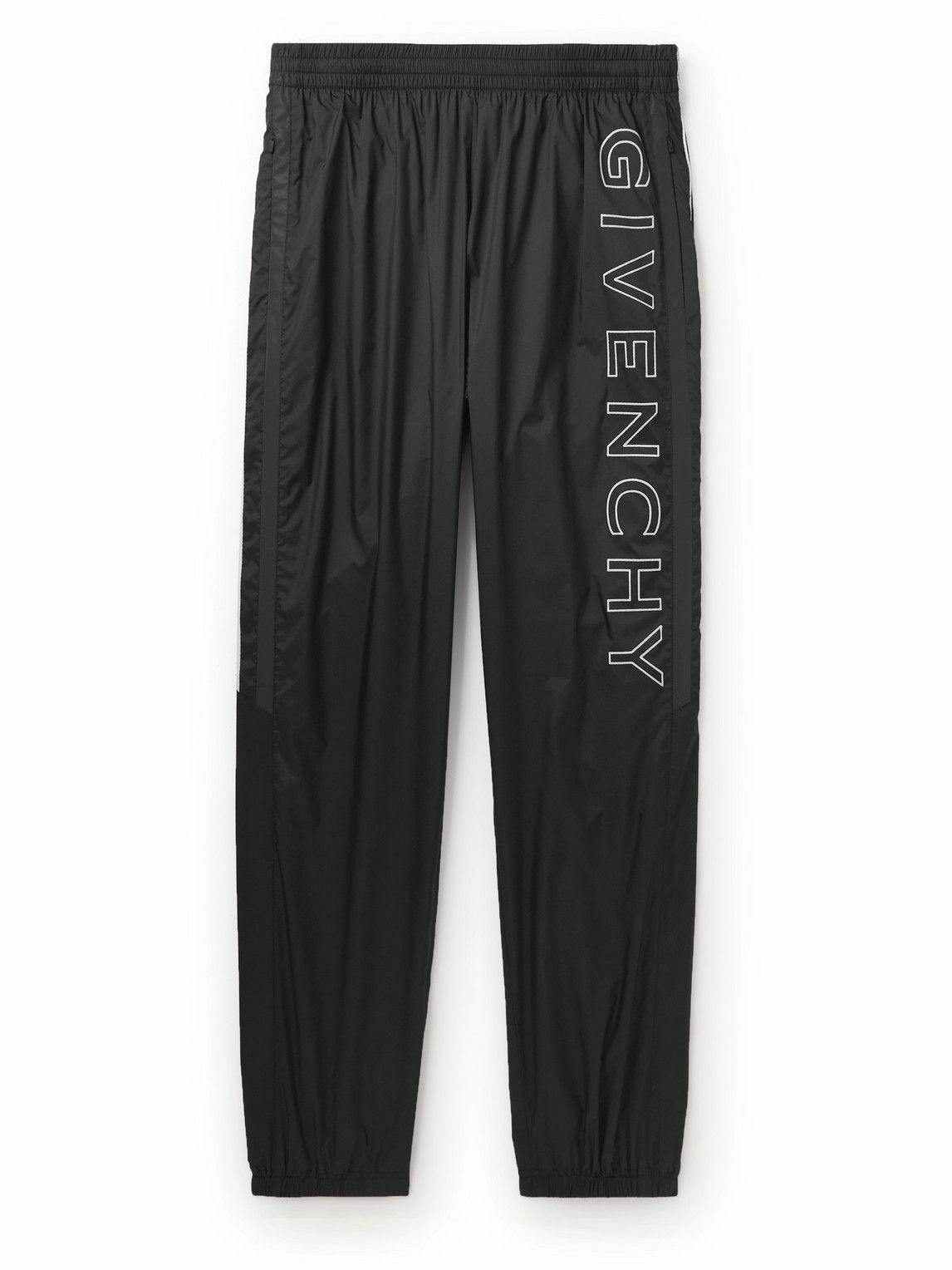 Givenchy - Tapered Logo-Print Shell Track Pants - Black Givenchy