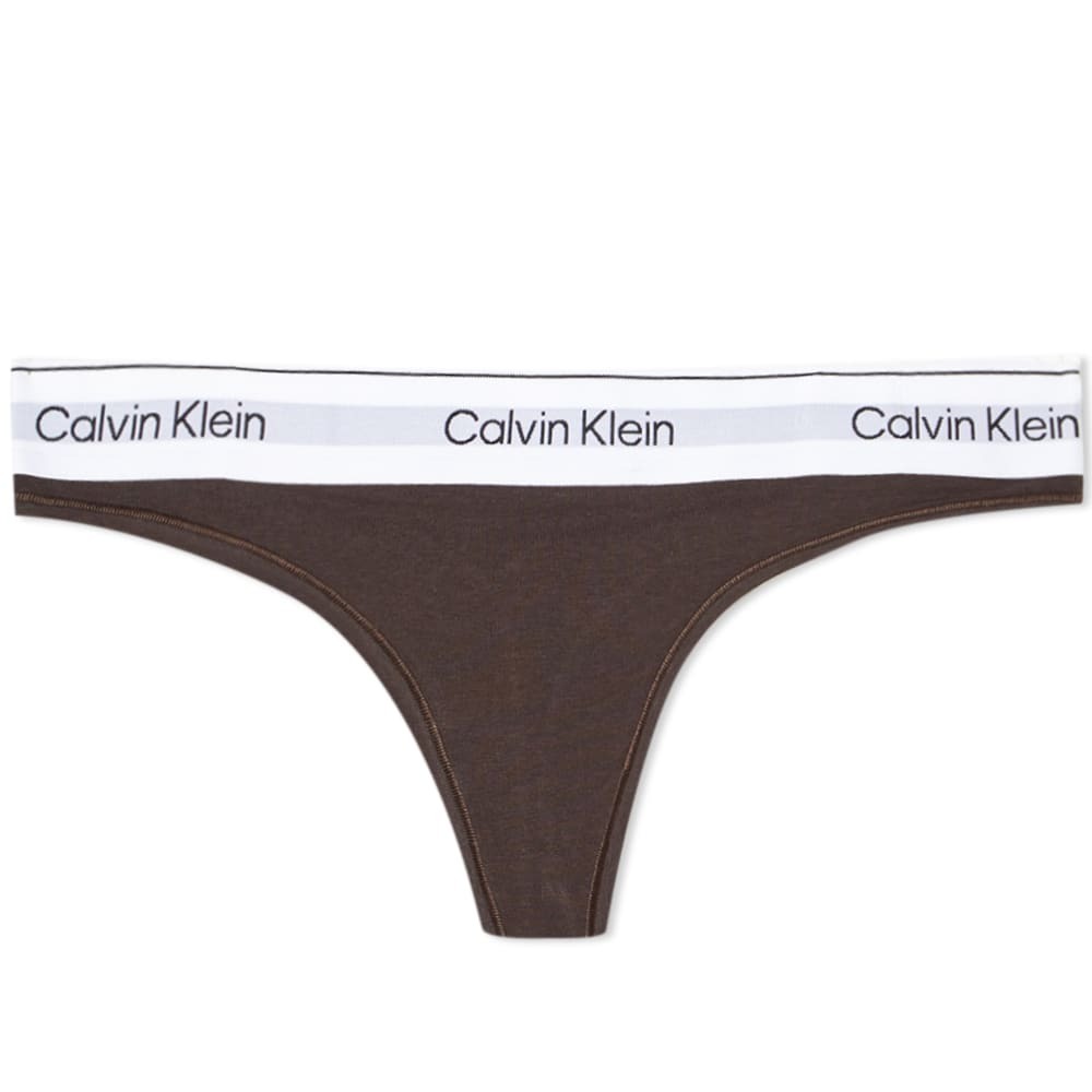 Calvin Klein Women's Thong in Woodland Calvin Klein