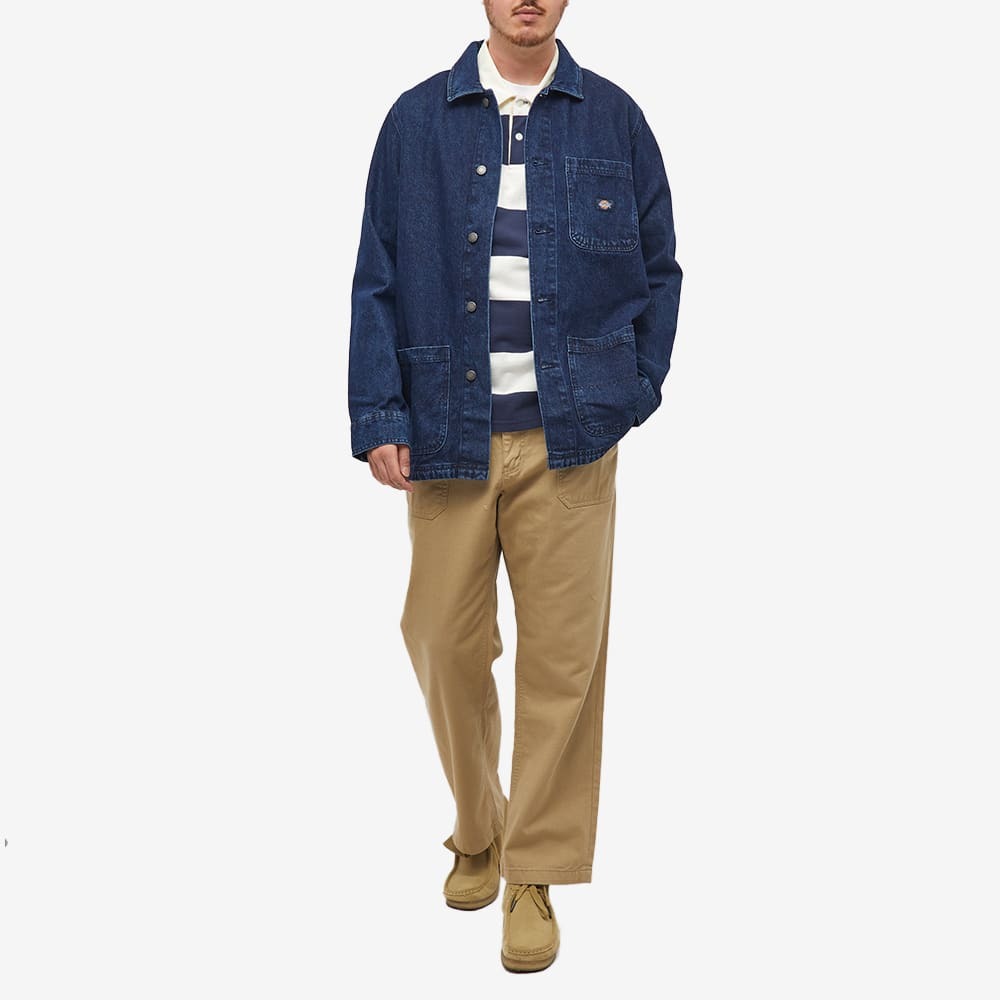 Dickies Men's Denim Chore Jacket in Indigo Dickies Construct