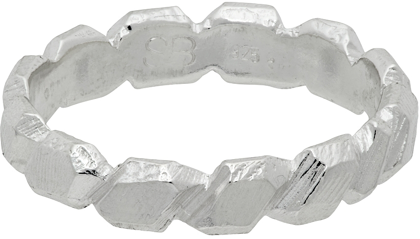 Seb Brown Silver Cog Ring Seb Brown