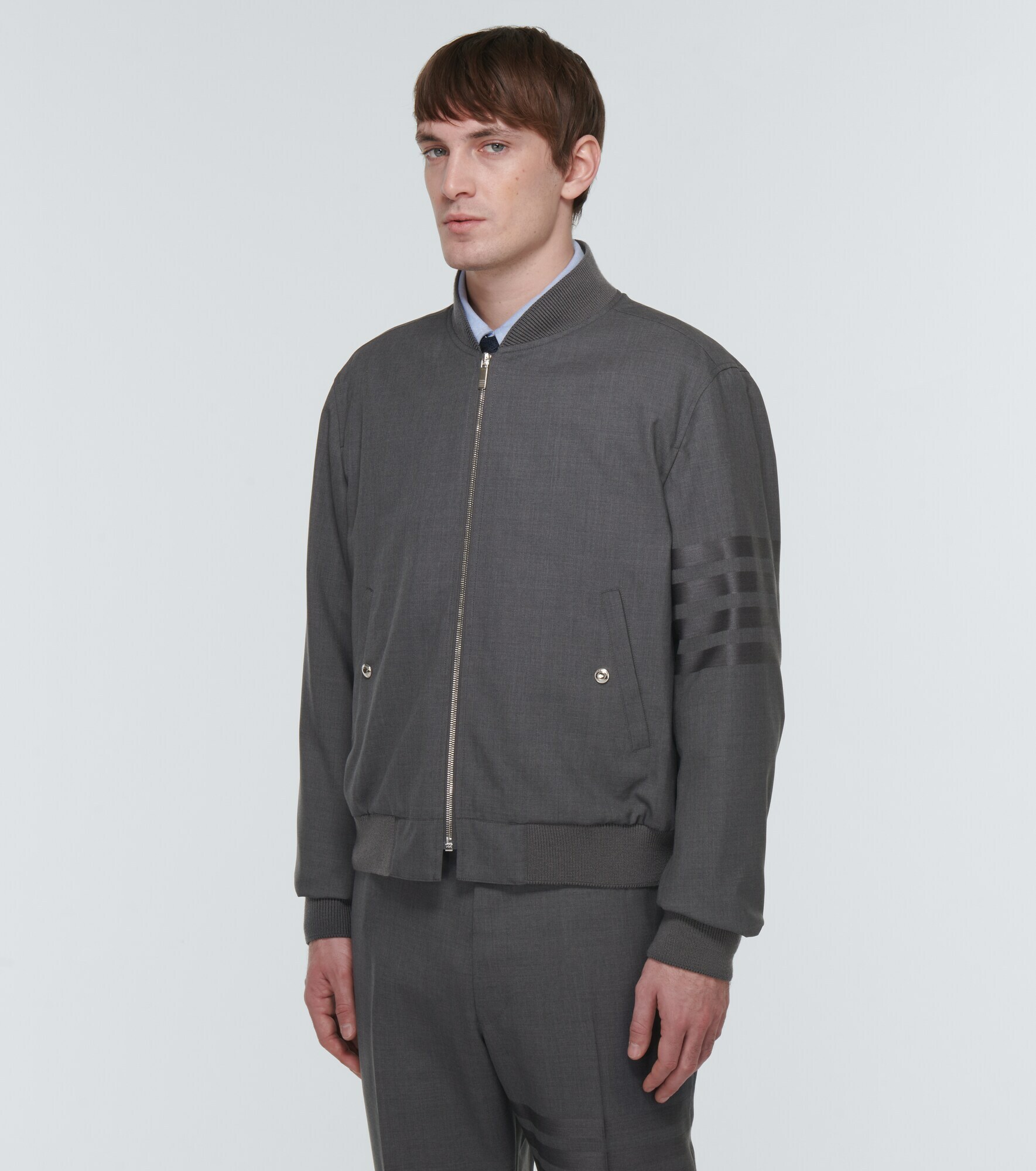 Thom Browne - 4-Bar wool blouson jacket Thom Browne