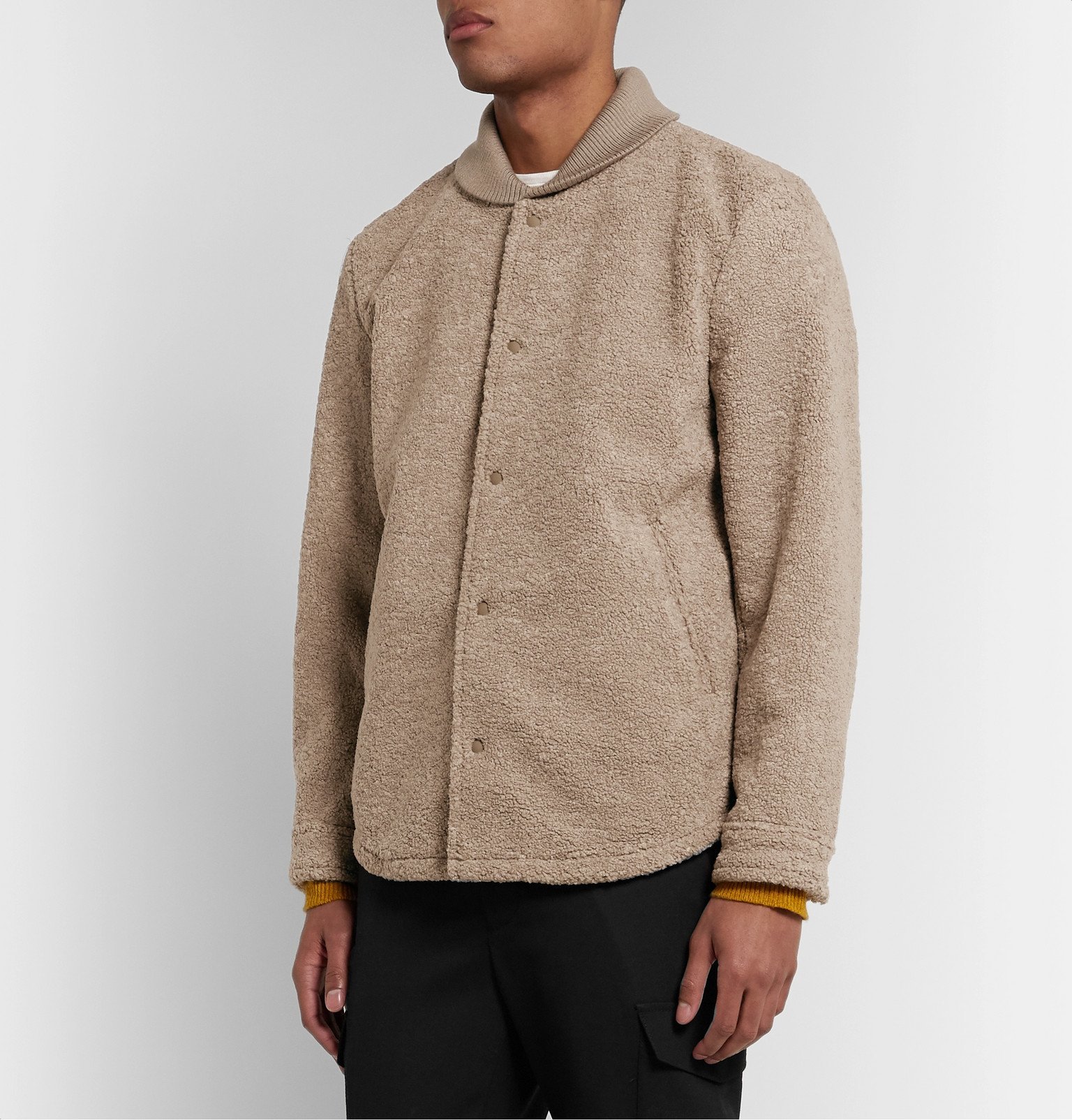 Club Monaco - Fleece Jacket - Brown Club Monaco