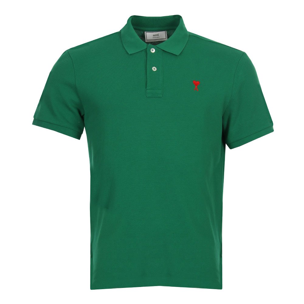 Polo Shirt - Green AMI