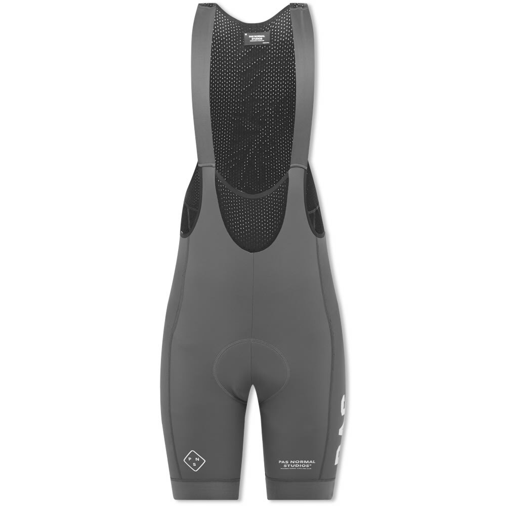 Pas Normal Studios Men's PAS Thermal Bib in Dark Grey Pas Normal Studios