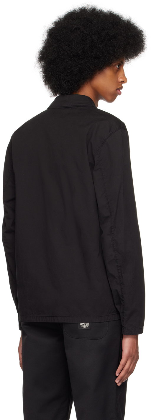 Stone Island Black Overshirt Jacket Stone Island