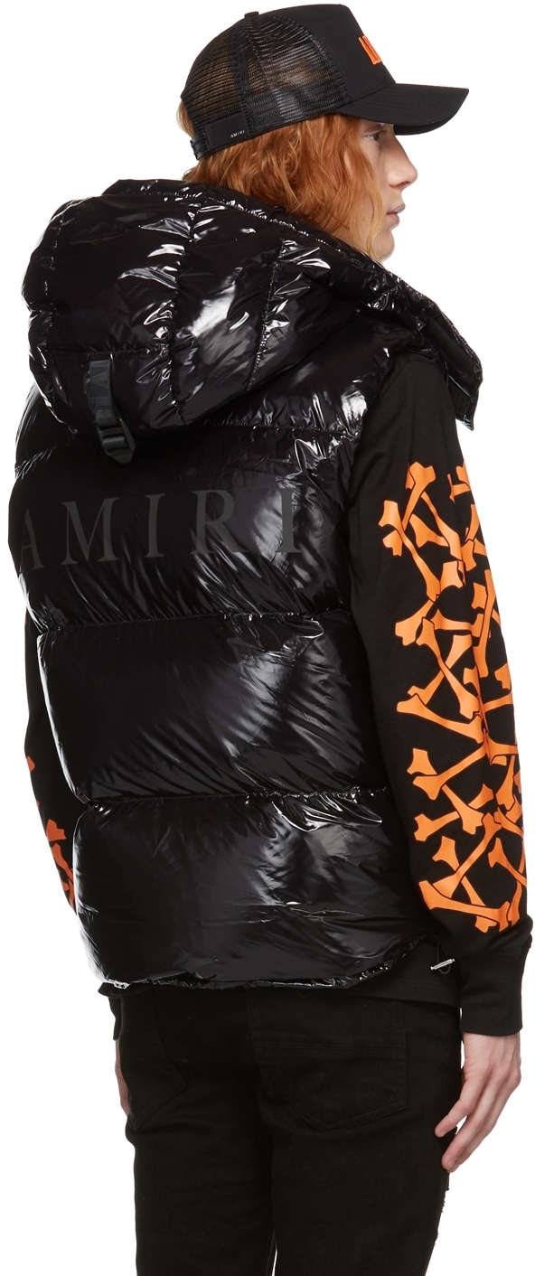 AMIRI Black Down Vest Amiri