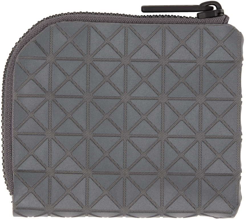 Bao Bao Issey Miyake Gray Clam Wallet Bao Bao Issey Miyake