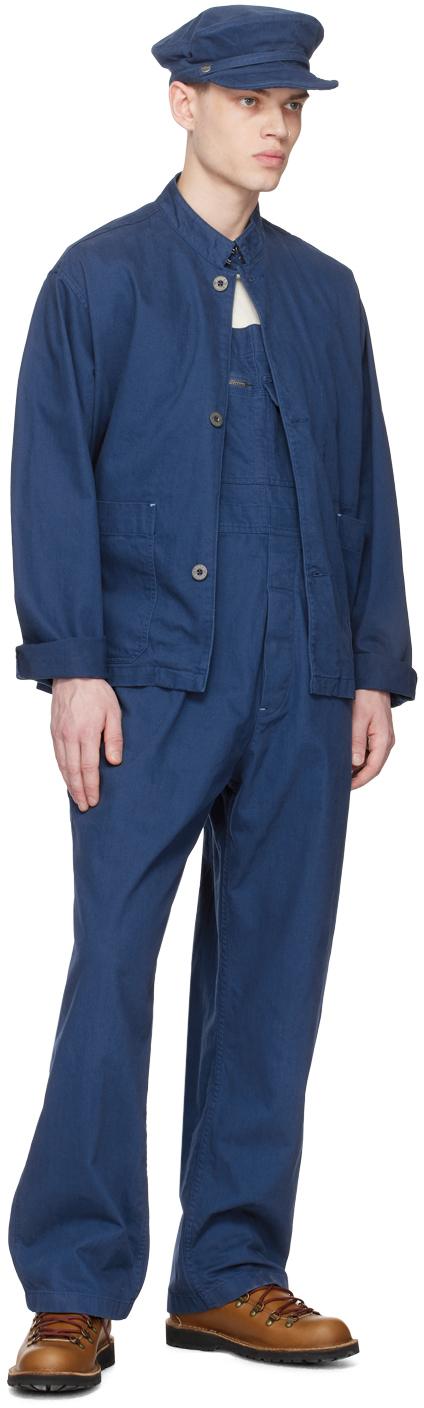 Nigel Cabourn Blue Original Lybro Overalls Nigel Cabourn