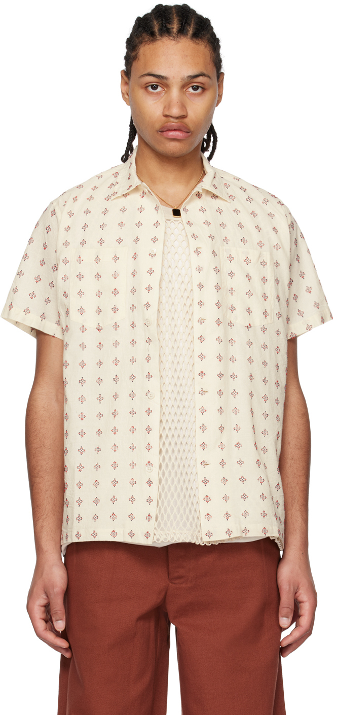 Bode Beige Chrystie Shirt Bode
