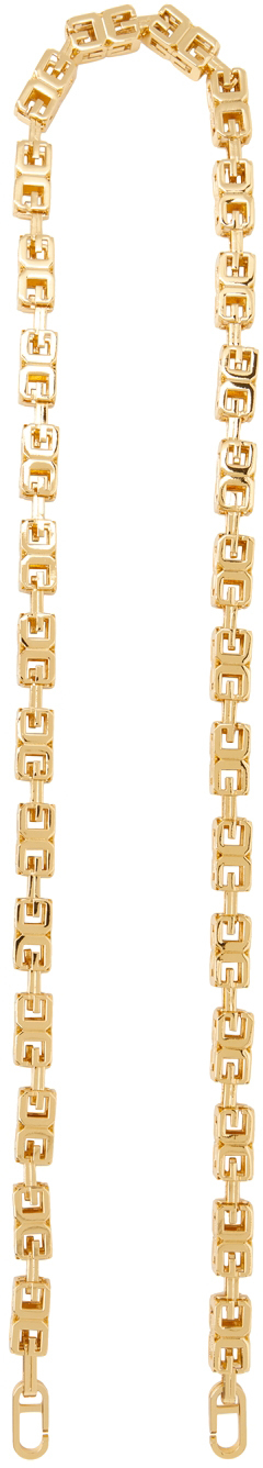 Givenchy Gold Medium G Cube Chain Givenchy