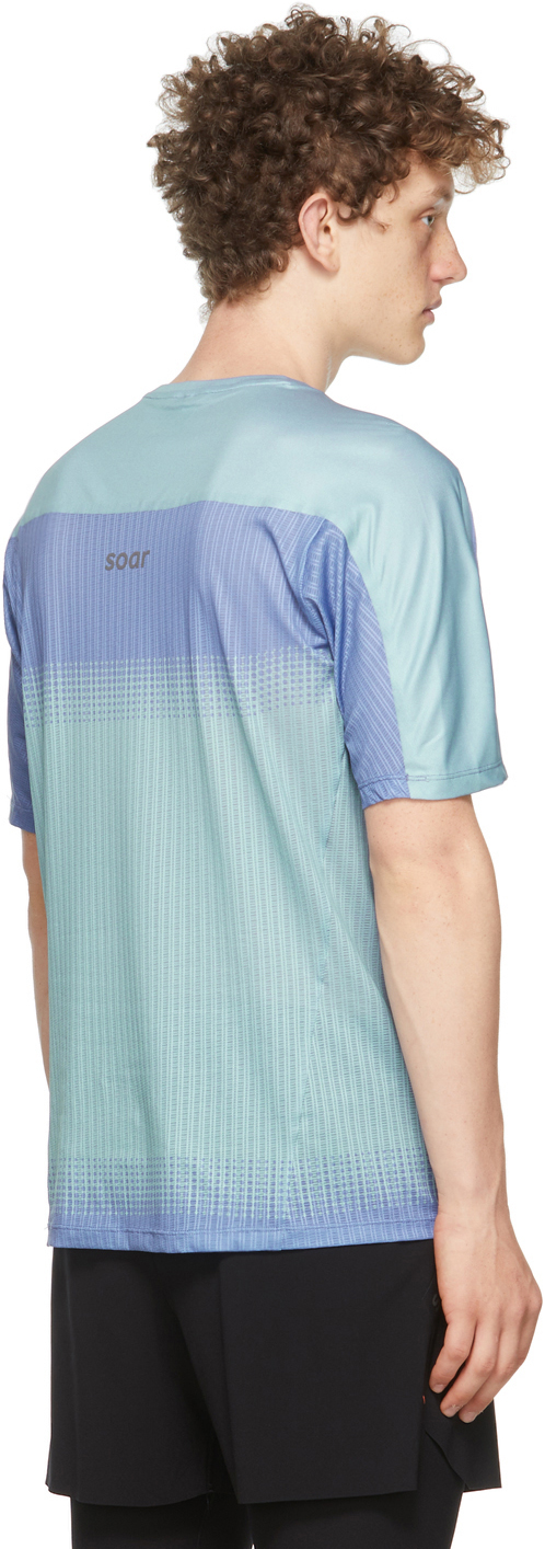 Soar Running Blue Hot Weather T-Shirt Soar Running Soar Running Blue Hot Weather T-Shirt Soar Running
