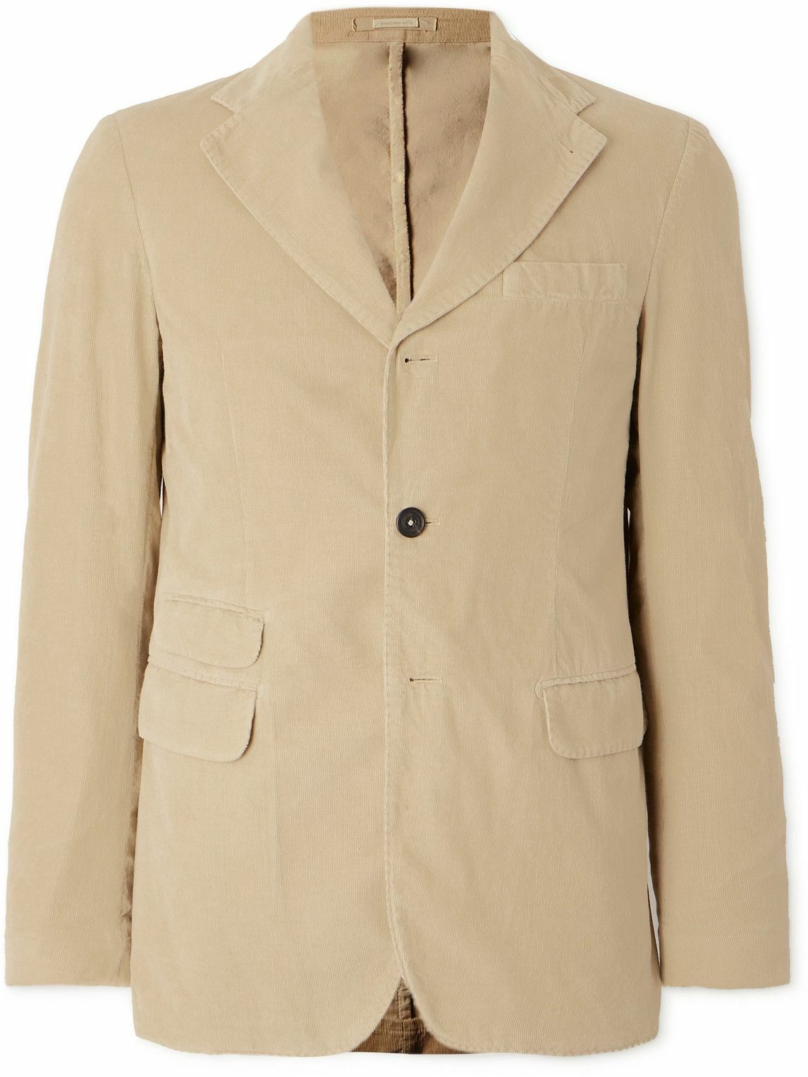 Massimo Alba - Sloop Slim-Fit Cotton-Corduroy Suit - Brown Massimo Alba