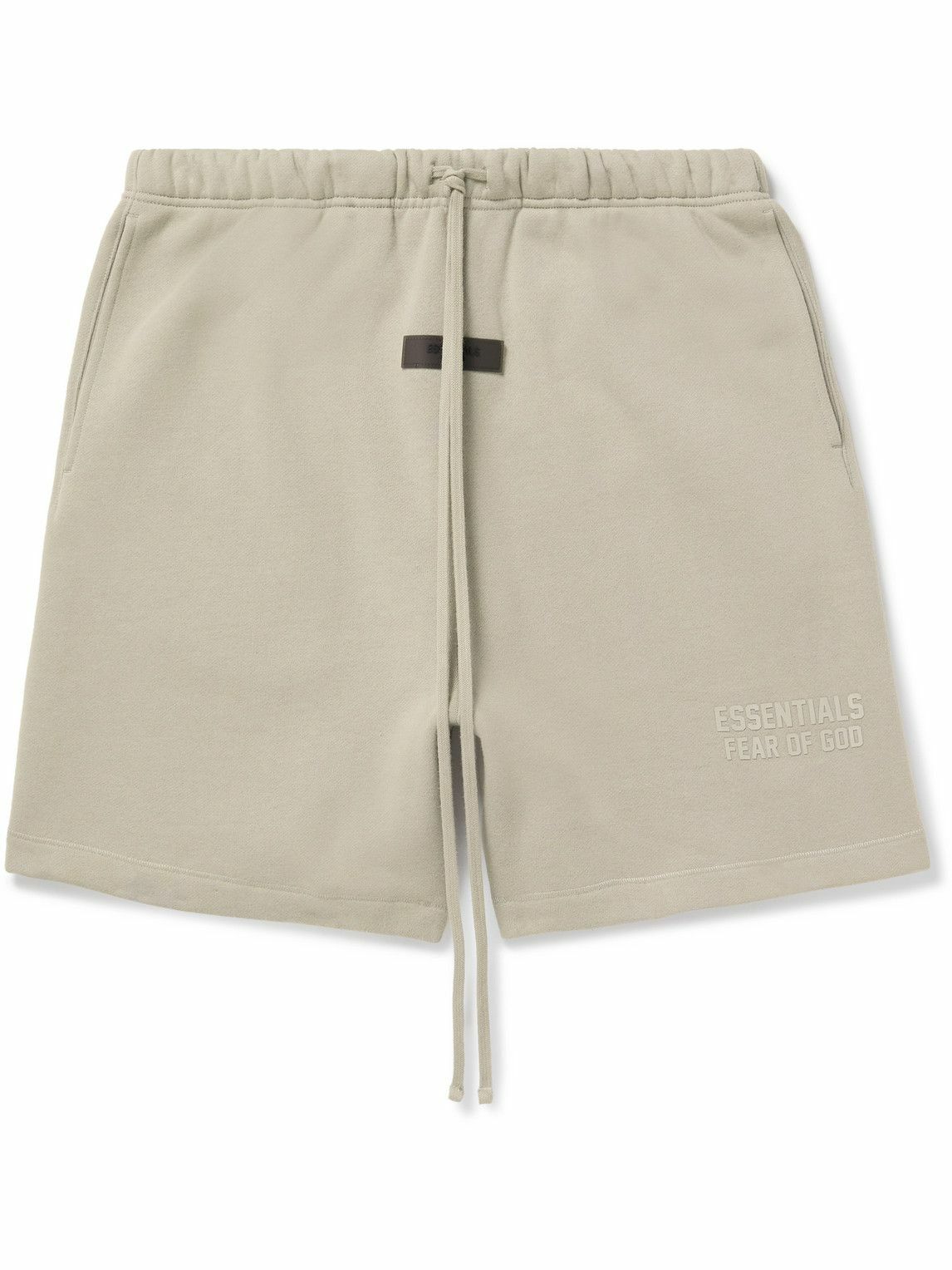 FEAR OF GOD ESSENTIALS - Logo-Appliquéd Wide-Leg Cotton-Blend Jersey ...