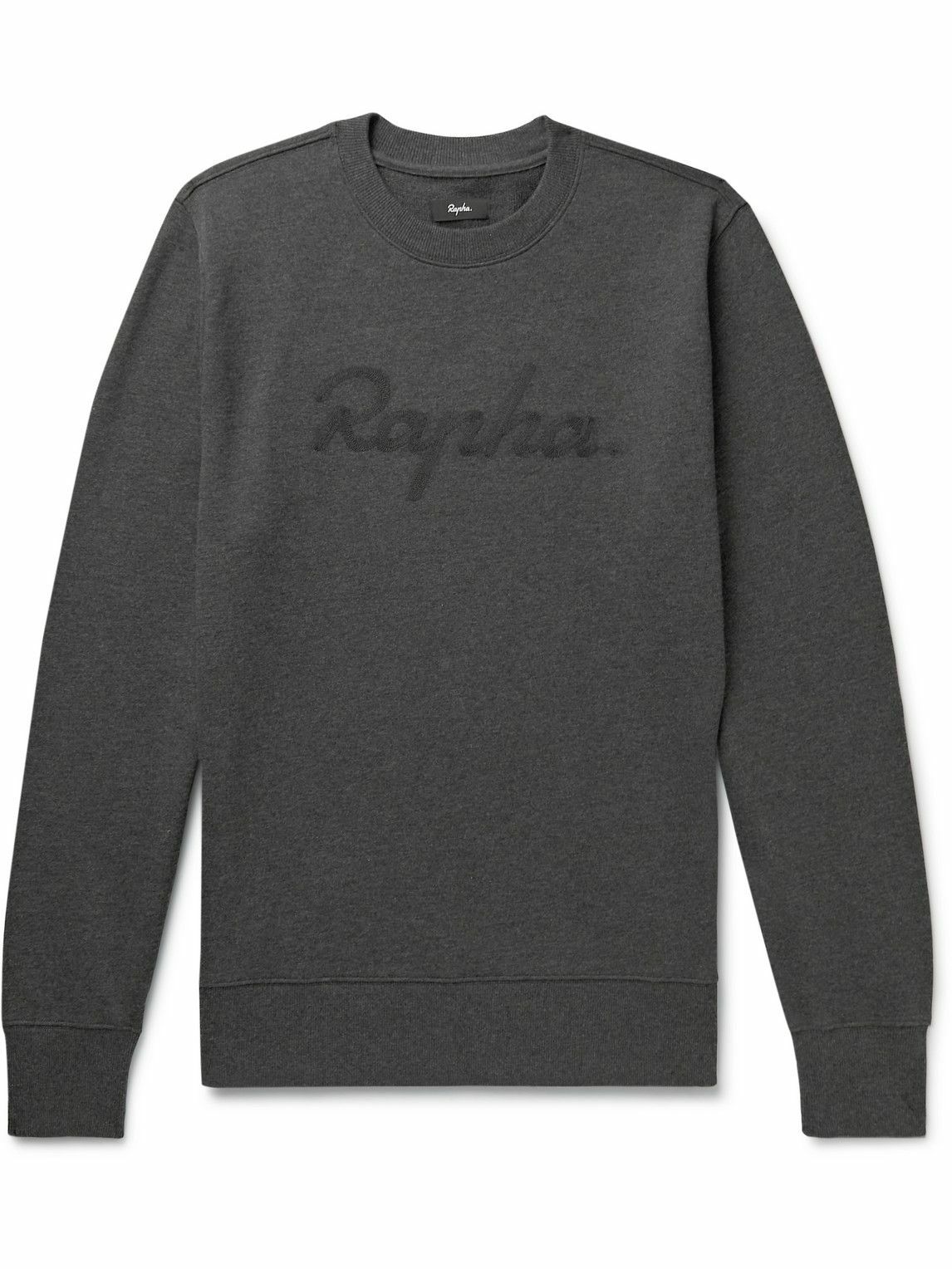 Rapha - Logo-Embroidered Cotton-Jersey Sweatshirt - Gray Rapha