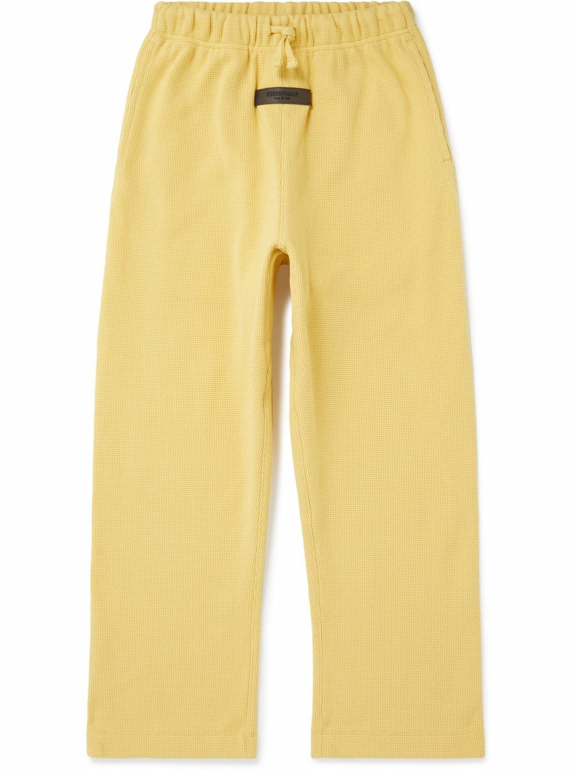 Fear of God Essentials Kids - Logo-Appliquéd Waffle-Knit Cotton-Blend ...