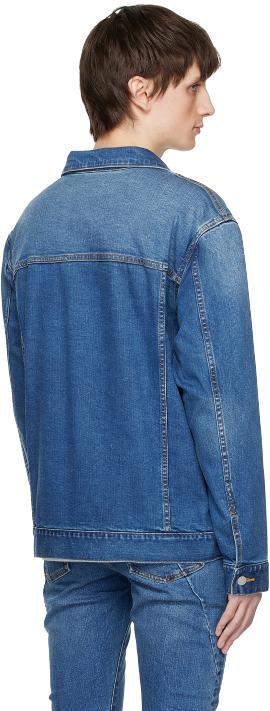 Attachment Blue Faded Denim Jacket Attachment