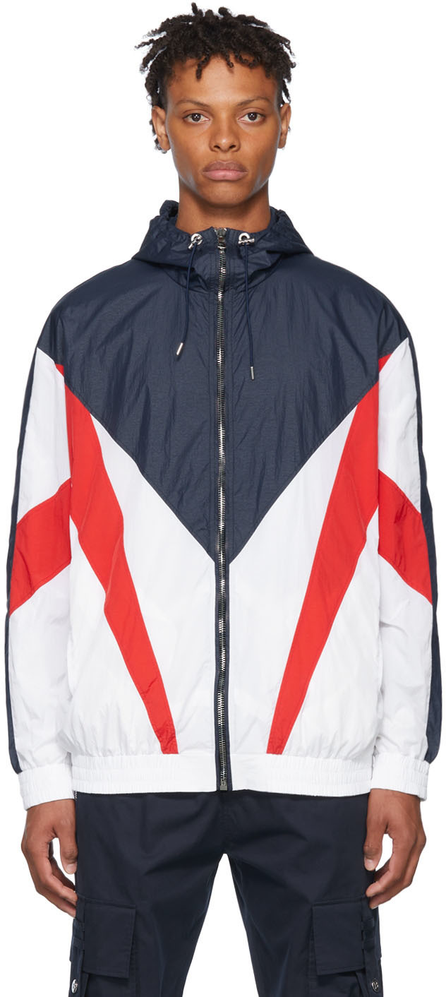 Balmain White Nylon Jacket Balmain