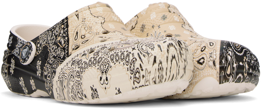 Crocs Tan Classic Lined Bandana Clogs Crocs