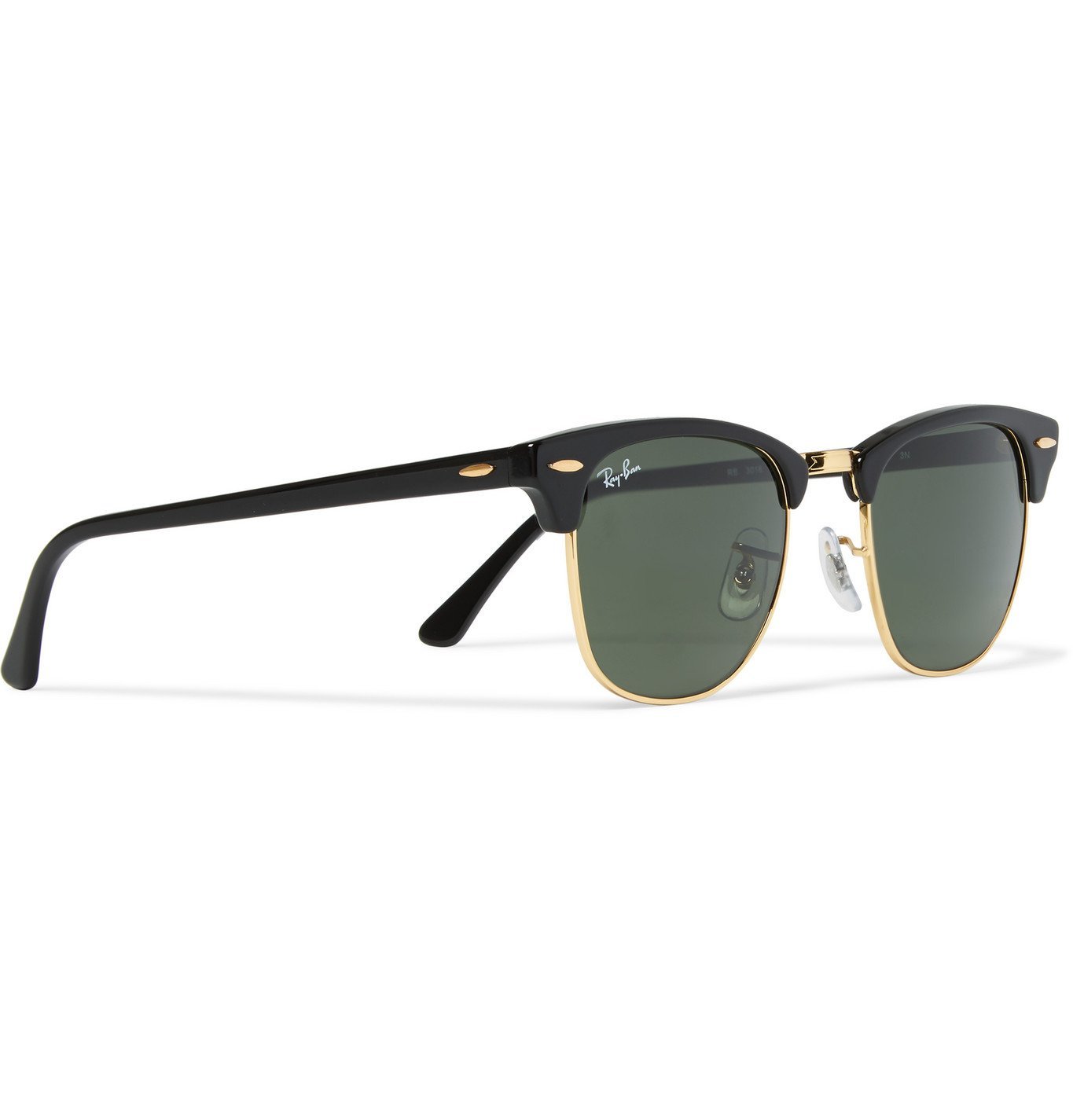 Ray-Ban - Clubmaster Square-Frame Acetate and Gold-Tone Sunglasses ...