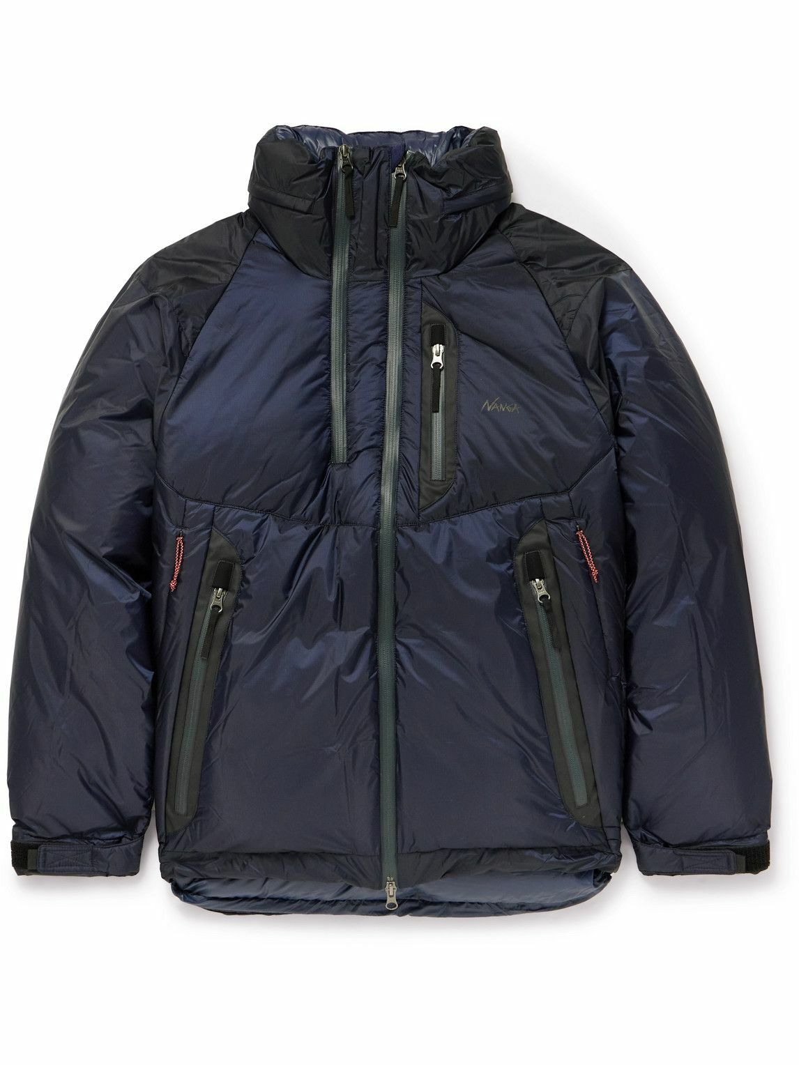 NANGA - Aurora Light Padded Shell Hooded Down Jacket - Blue Nanga