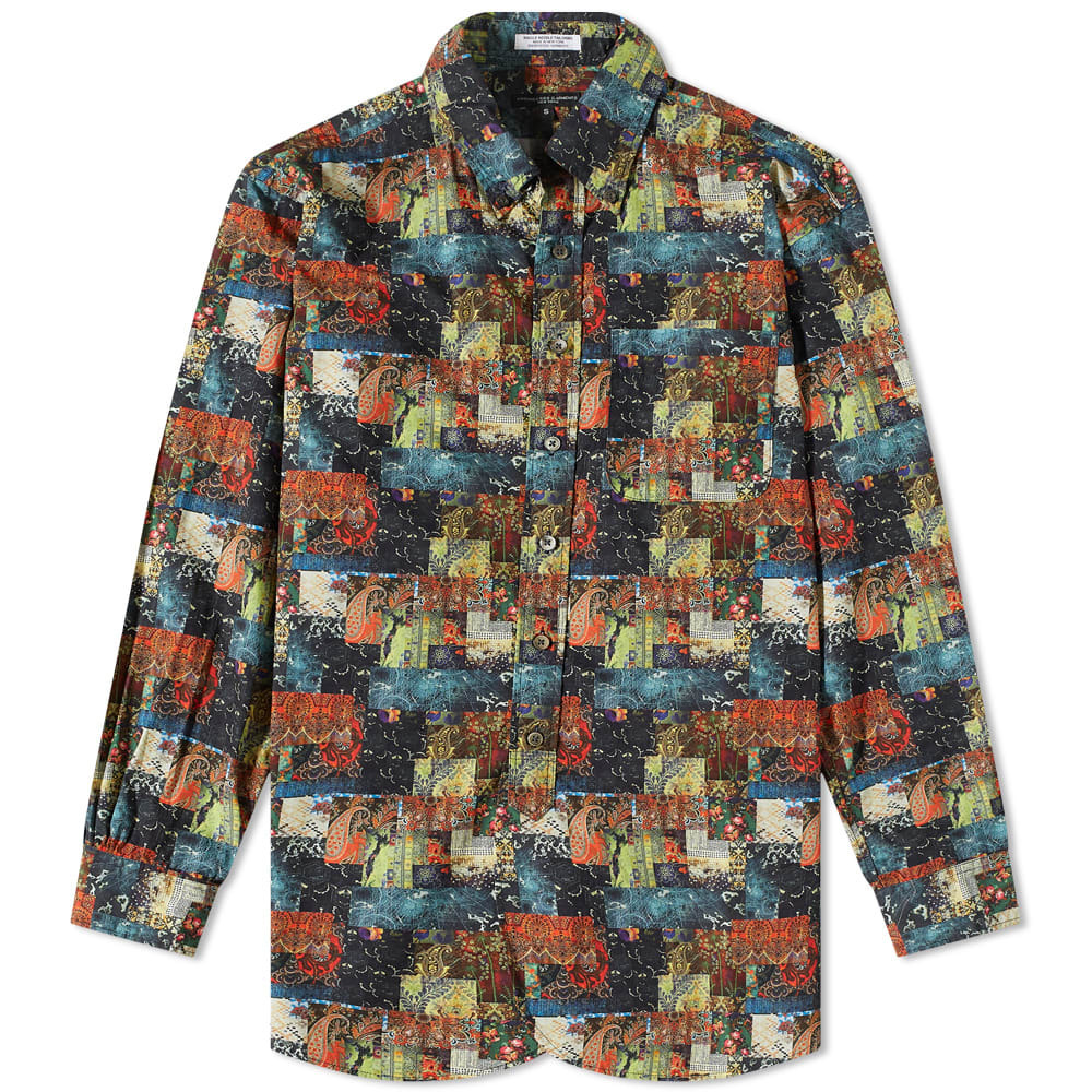 Engineered Garments Men's 19th Century Button Down Shirt in Multi ...