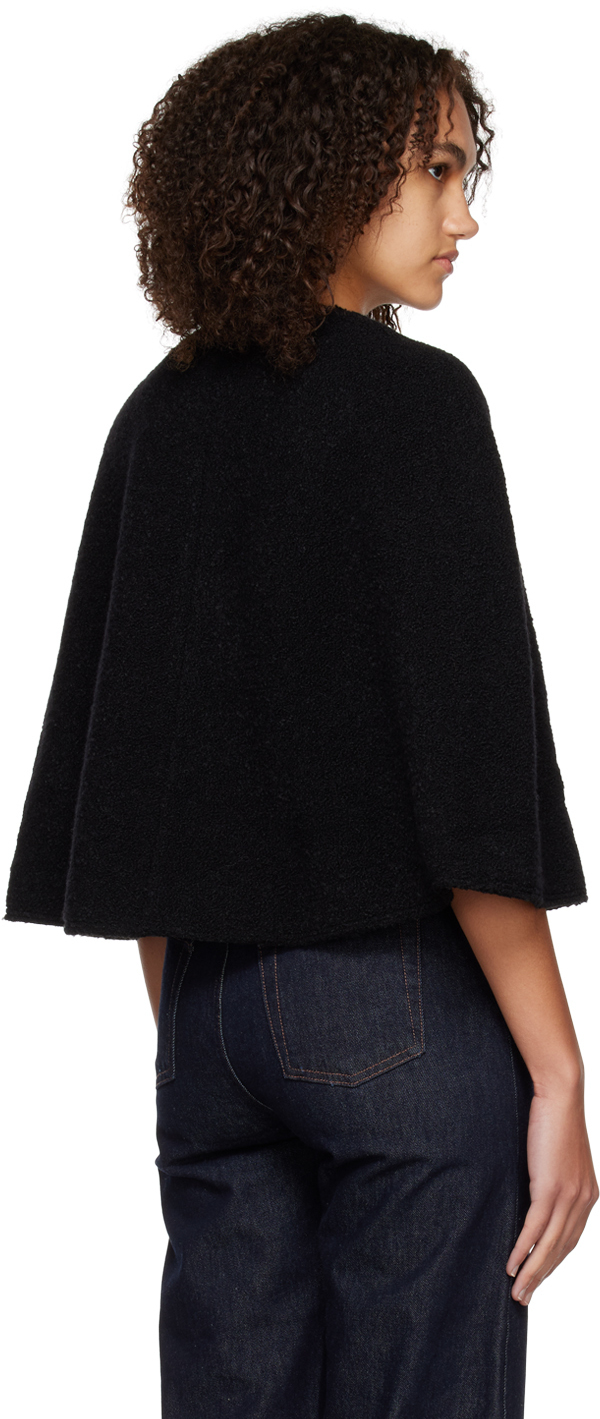 Totême Black Evening Cape Toteme