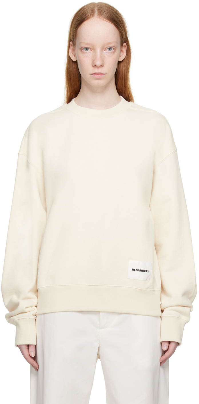 Jil Sander Off-White Patch Sweatshirt Jil Sander