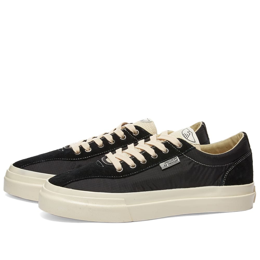 Stepney Workers Club Men's Dellow Track Nylon Sneakers in Black Stepney ...