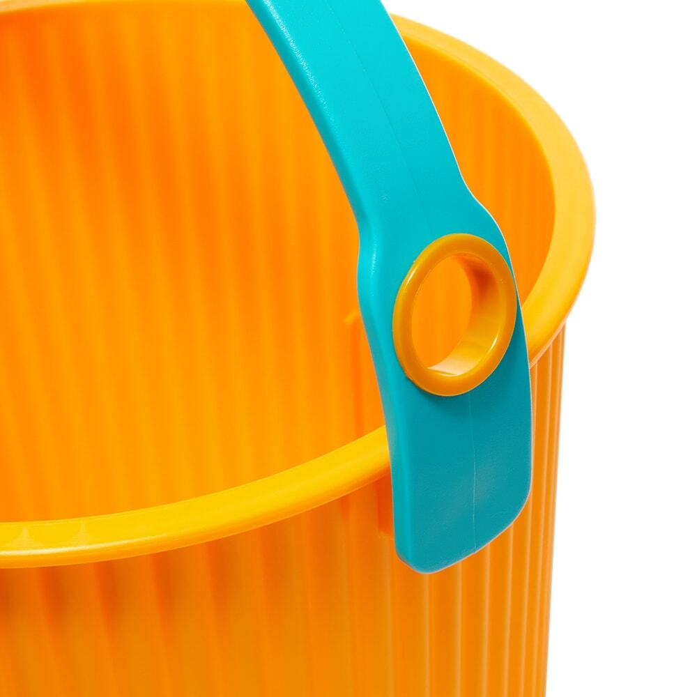 Hachiman Omnioutil Storage Bucket & Lid - Mini in Orange/Turquoise Hachiman