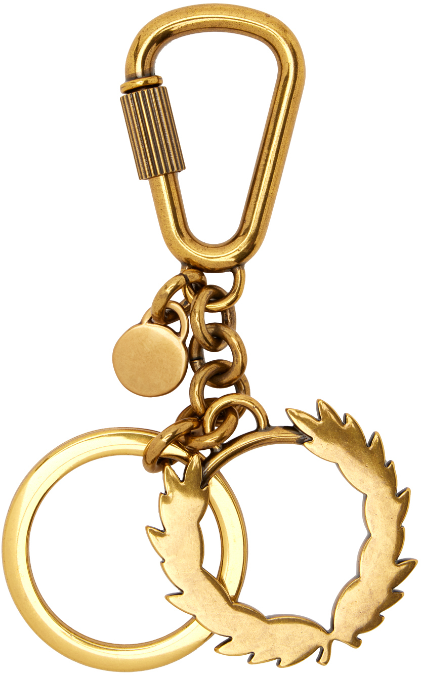 Fred Perry Gold Laurel Wreath Keychain Fred Perry