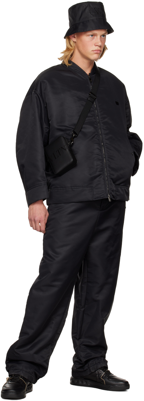 Valentino Garavani Black 'VLTN' Bag Valentino Garavani