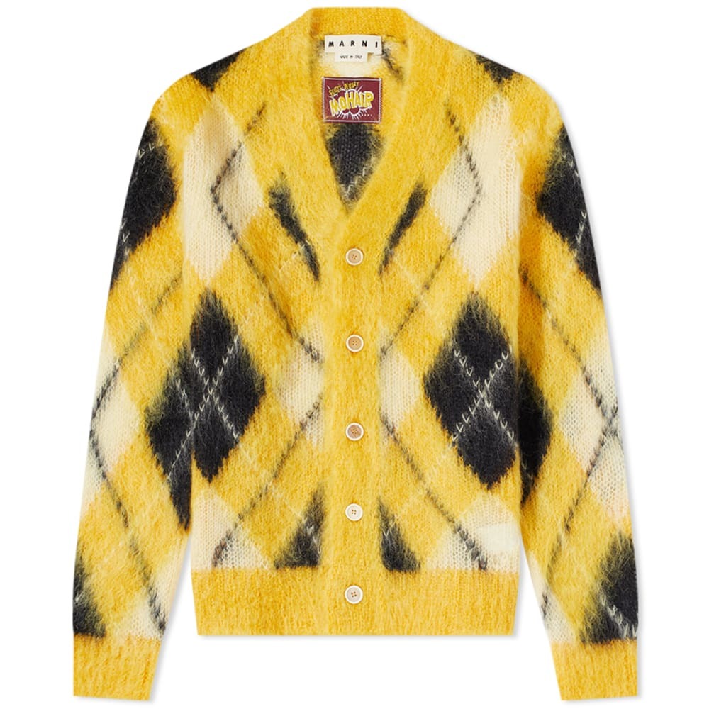 Marni Argyle Mohair Cardigan Marni