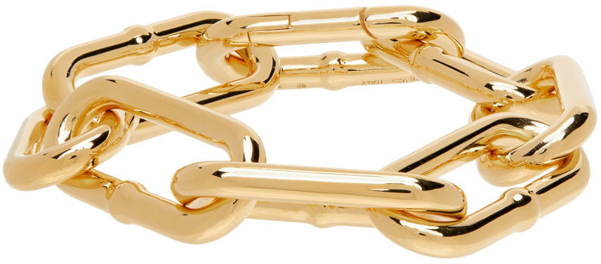 Bottega Veneta Gold Chain Bracelet Bottega Veneta