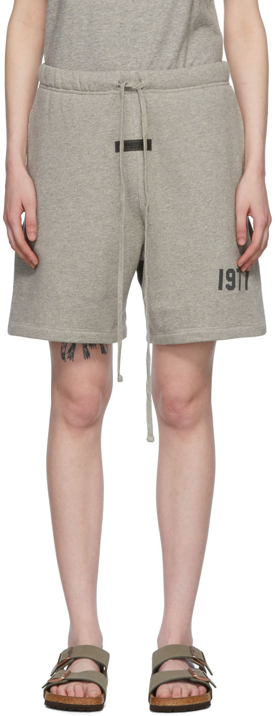 Essentials Gray 1977 Shorts Essentials