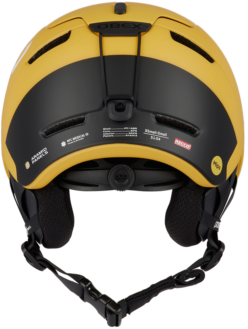 POC Yellow Obex BC MIPS Snow Helmet POC