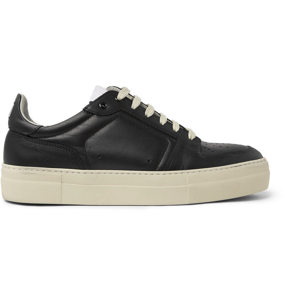 AMI - Leather Sneakers - Men - Black AMI
