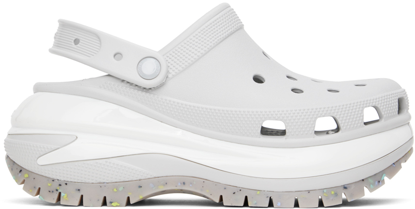 Crocs Gray Mega Crush Clogs Crocs