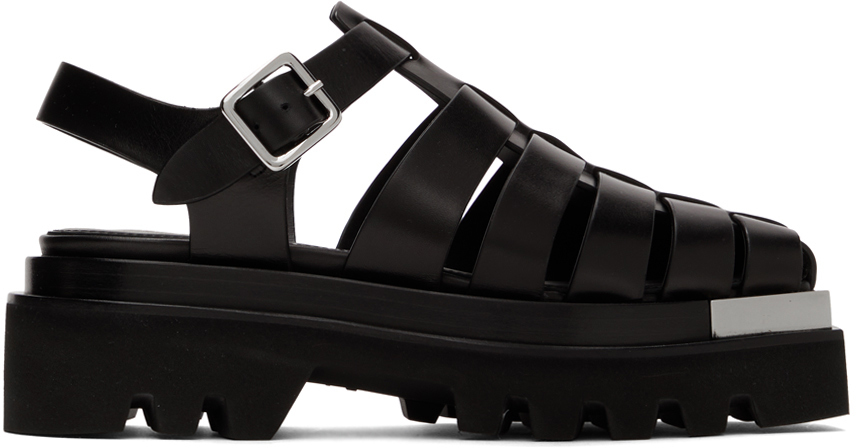 Peter Do Black Combat Sandals Peter Do