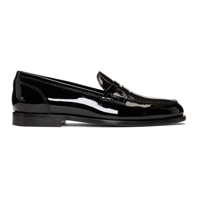 Balmain Black Patent Michael Loafers Balmain